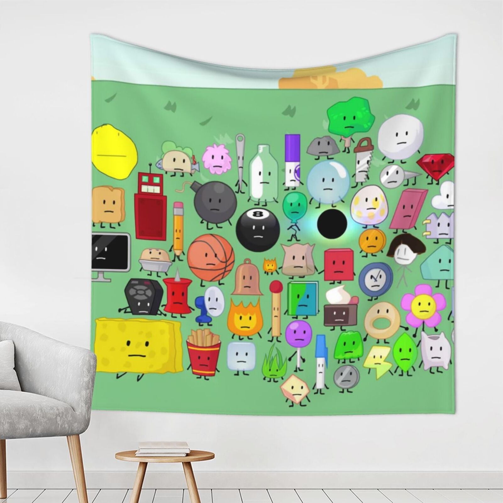 Battle For Dream Island Bfdi Wall Tapestry Wall Hanging Tapestries ...