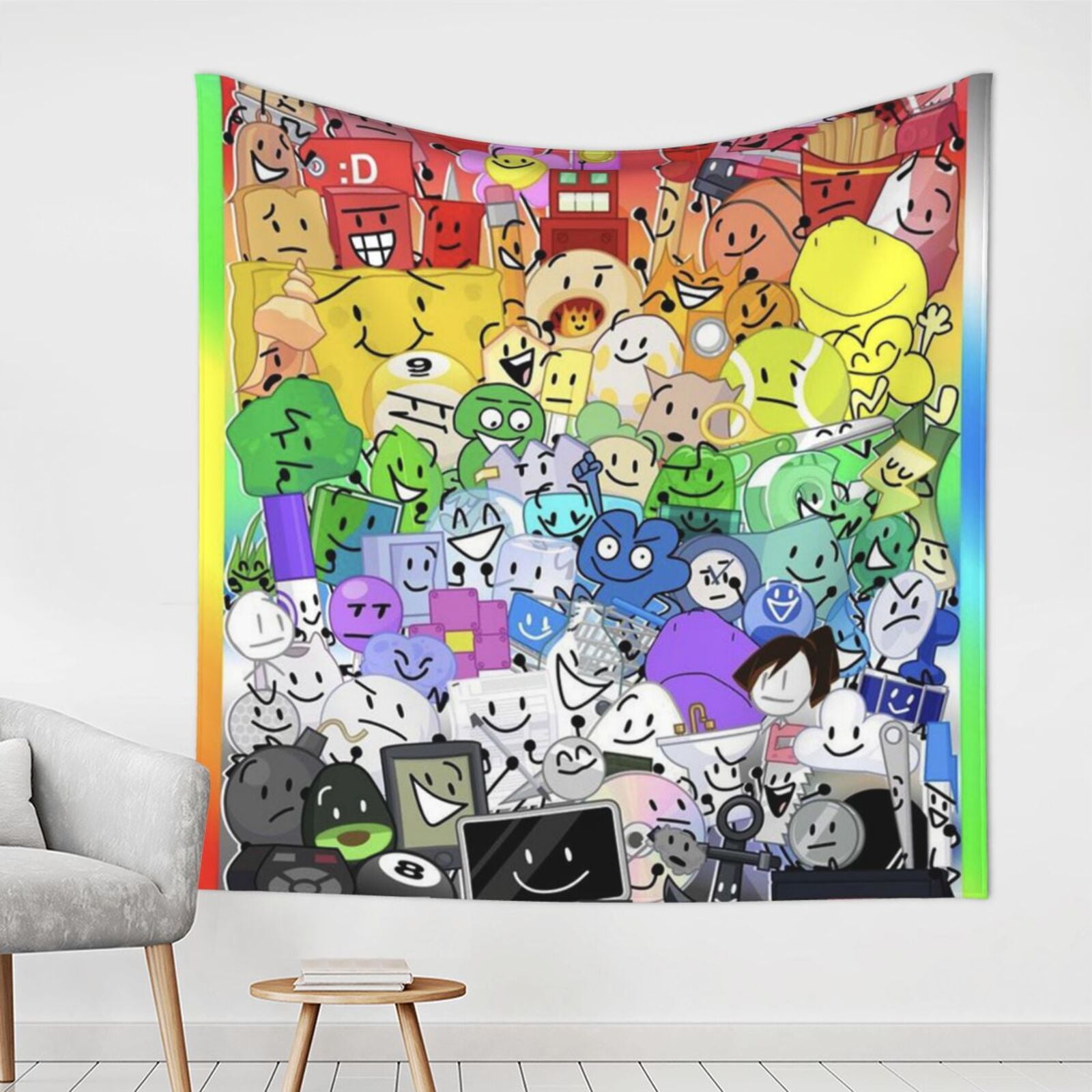 Battle For Dream Island Bfdi Wall Tapestry Wall Hanging Tapestries ...