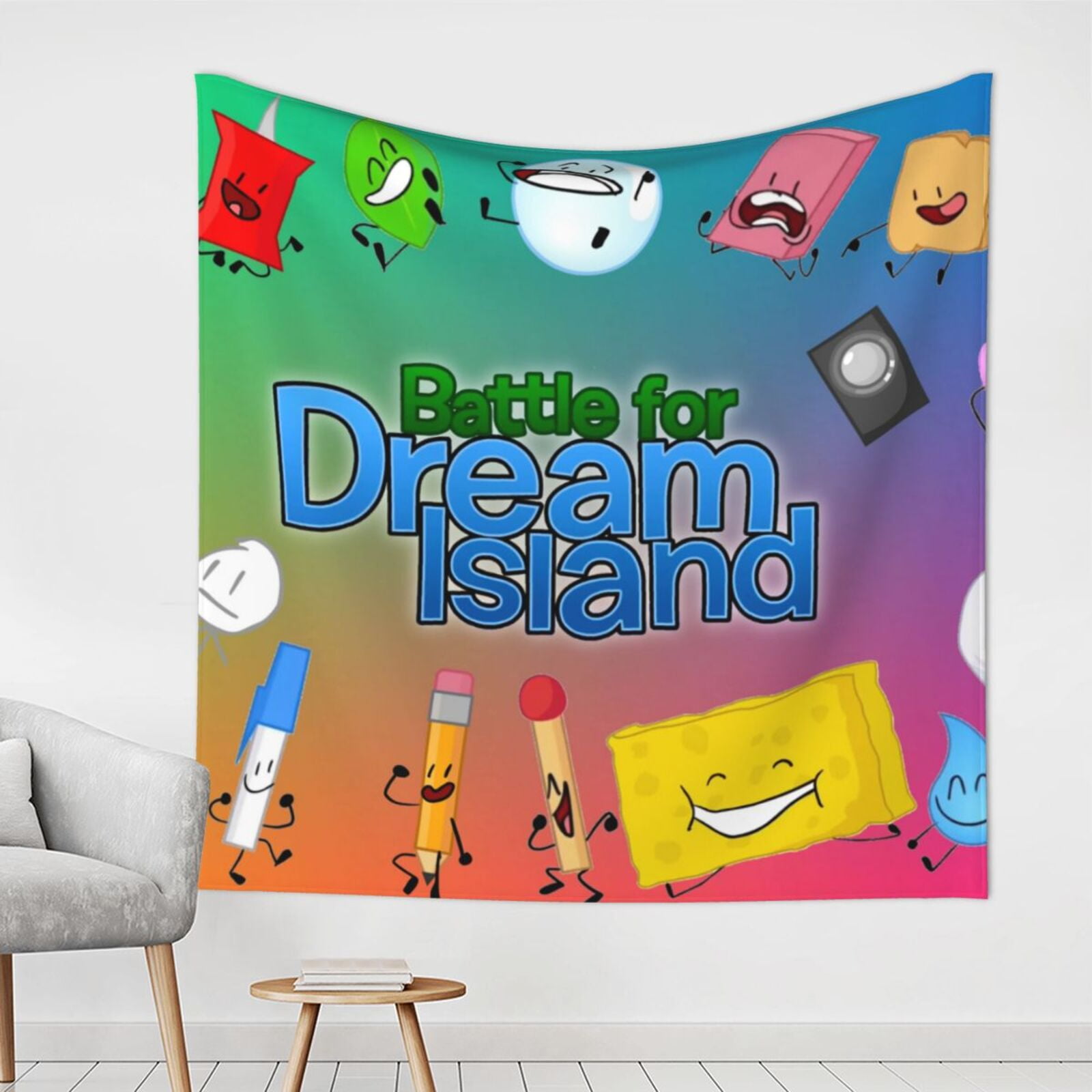 Battle For Dream Island Bfdi Wall Tapestry Wall Hanging Tapestries ...