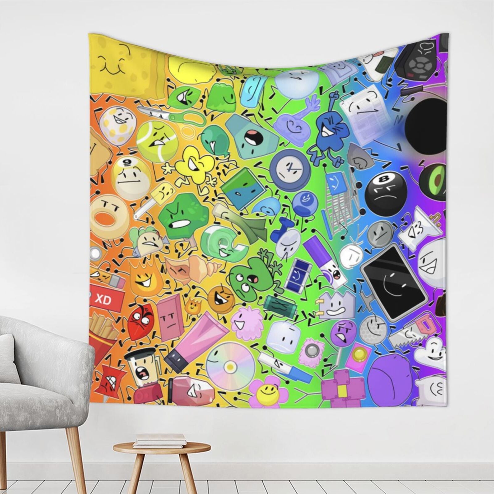 Battle For Dream Island Bfdi Wall Tapestry Wall Hanging Tapestries ...