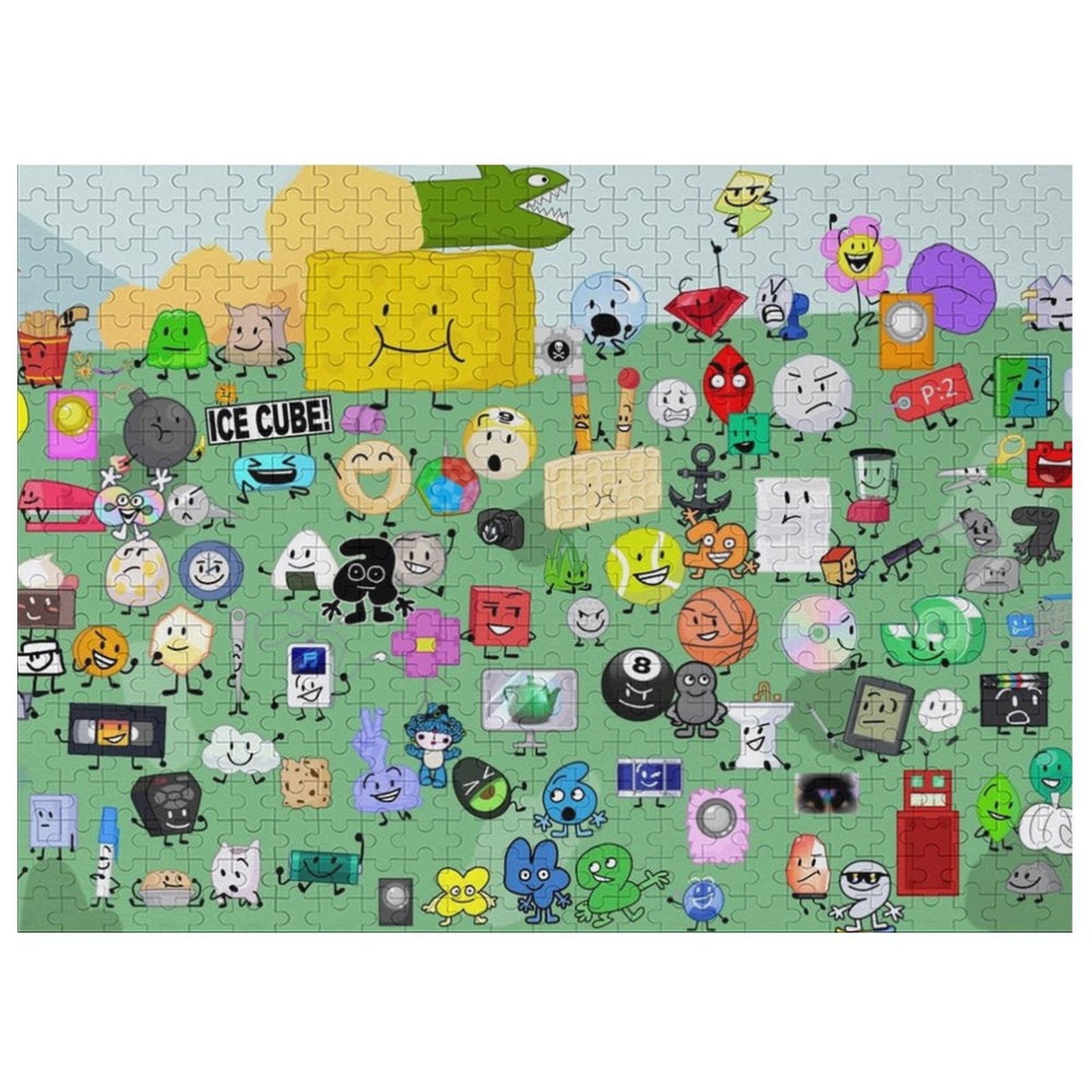Battle For Dream Island Characters Jigsaw Puzzles Interlocking Puzzles ...