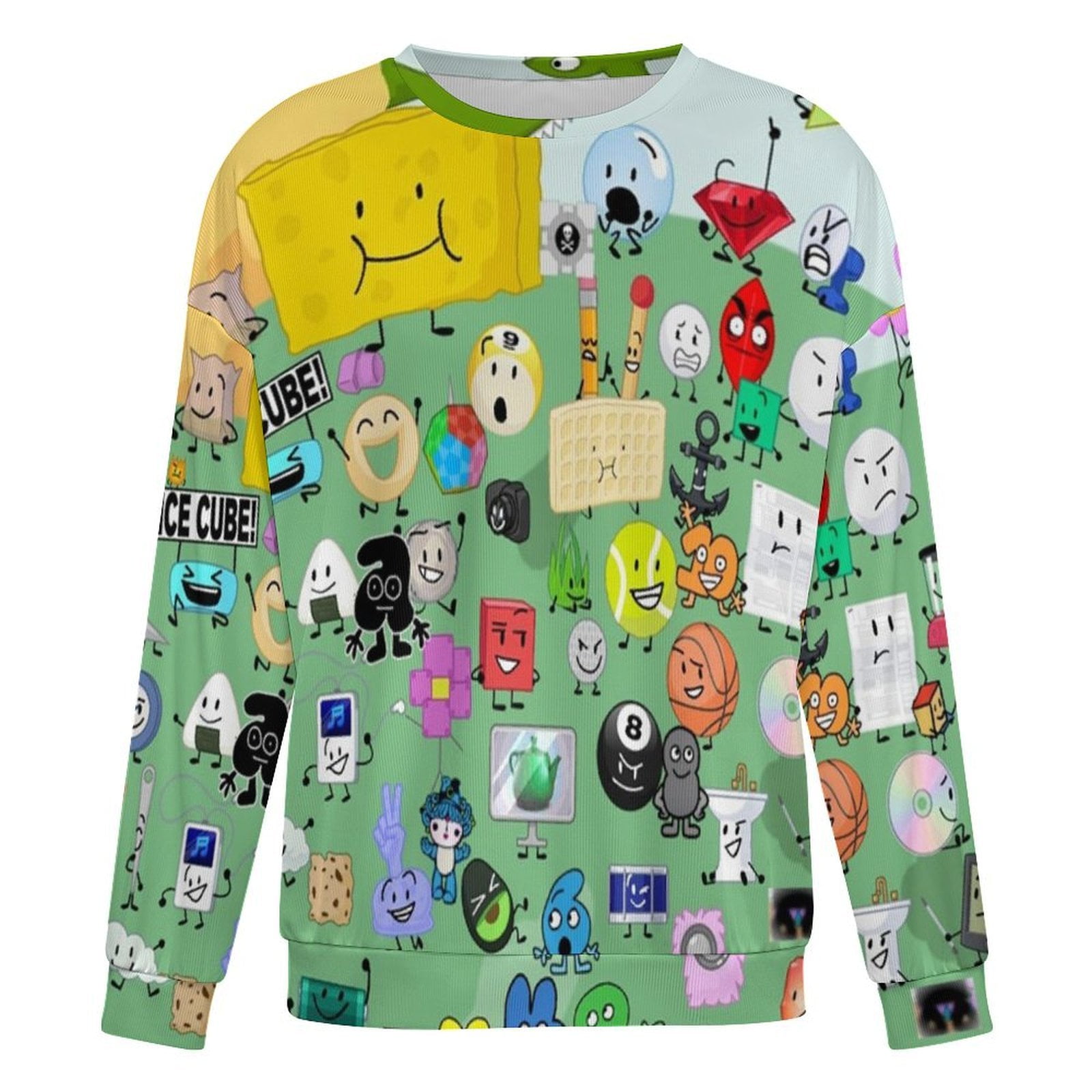 Battle For Dream Island Characters Unisex Pullover Hoodie Fashion Round ...