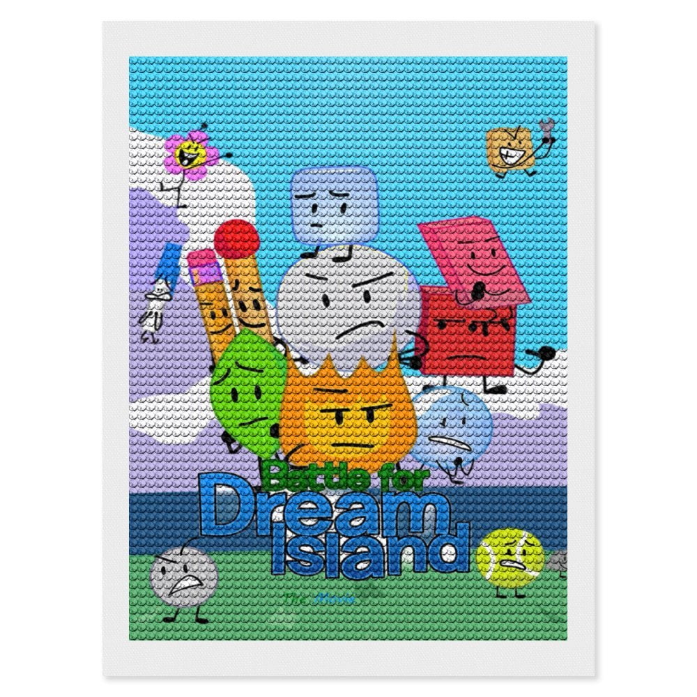 Battle For Dream Island Diamond Art Kits for Adults 5D Diamond Art Kit ...