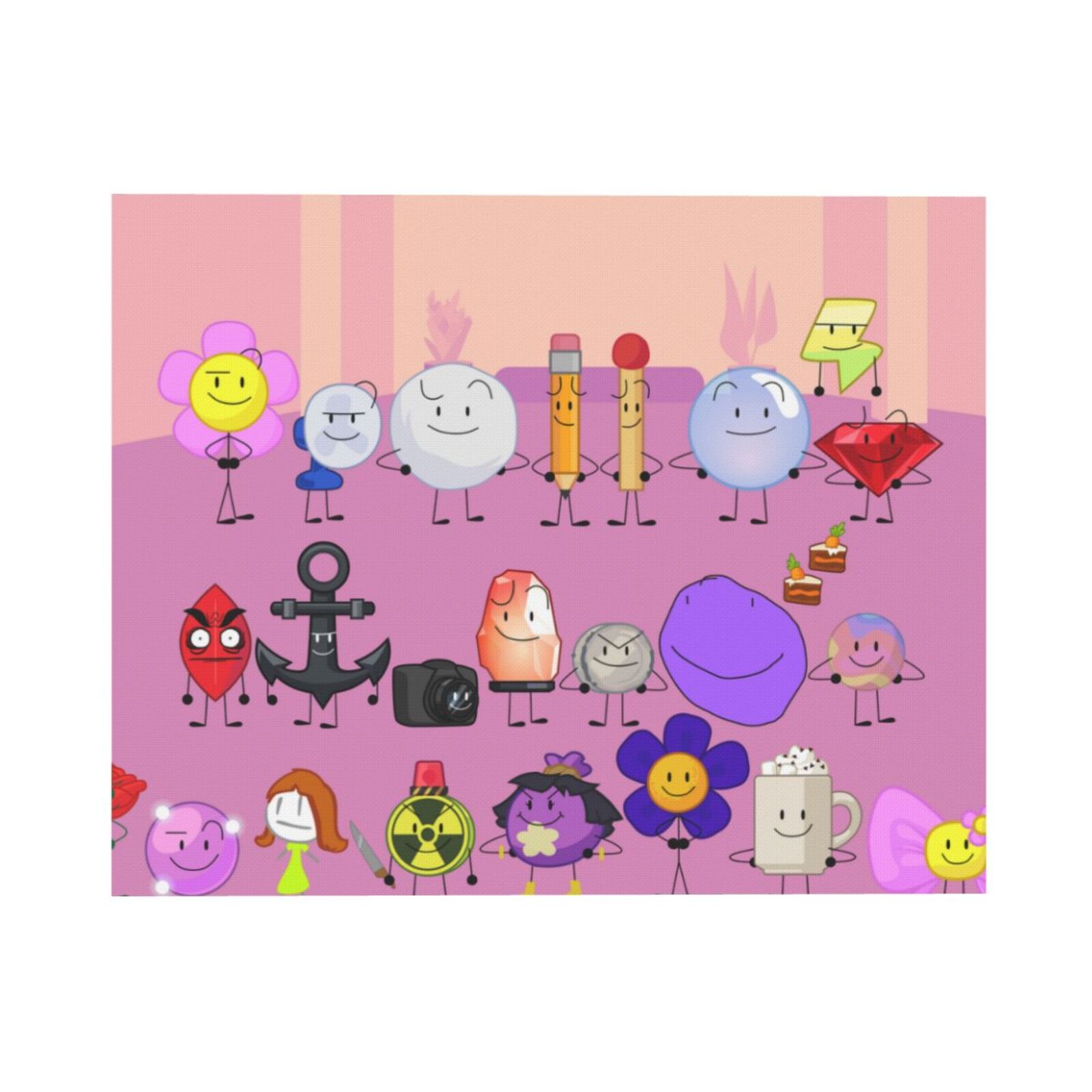 Battle For Dream Island Game Canvas Decorative Poster Gift Art Picture ...