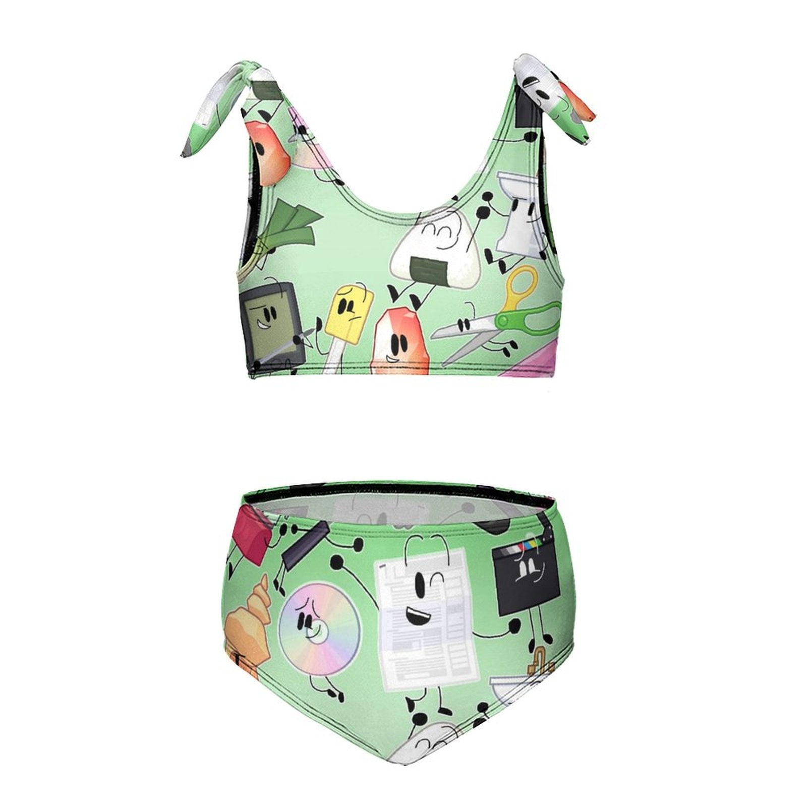 Battle For Dream Island Girls Swimsuits Set 2pcs Summer Holiday Bathing ...