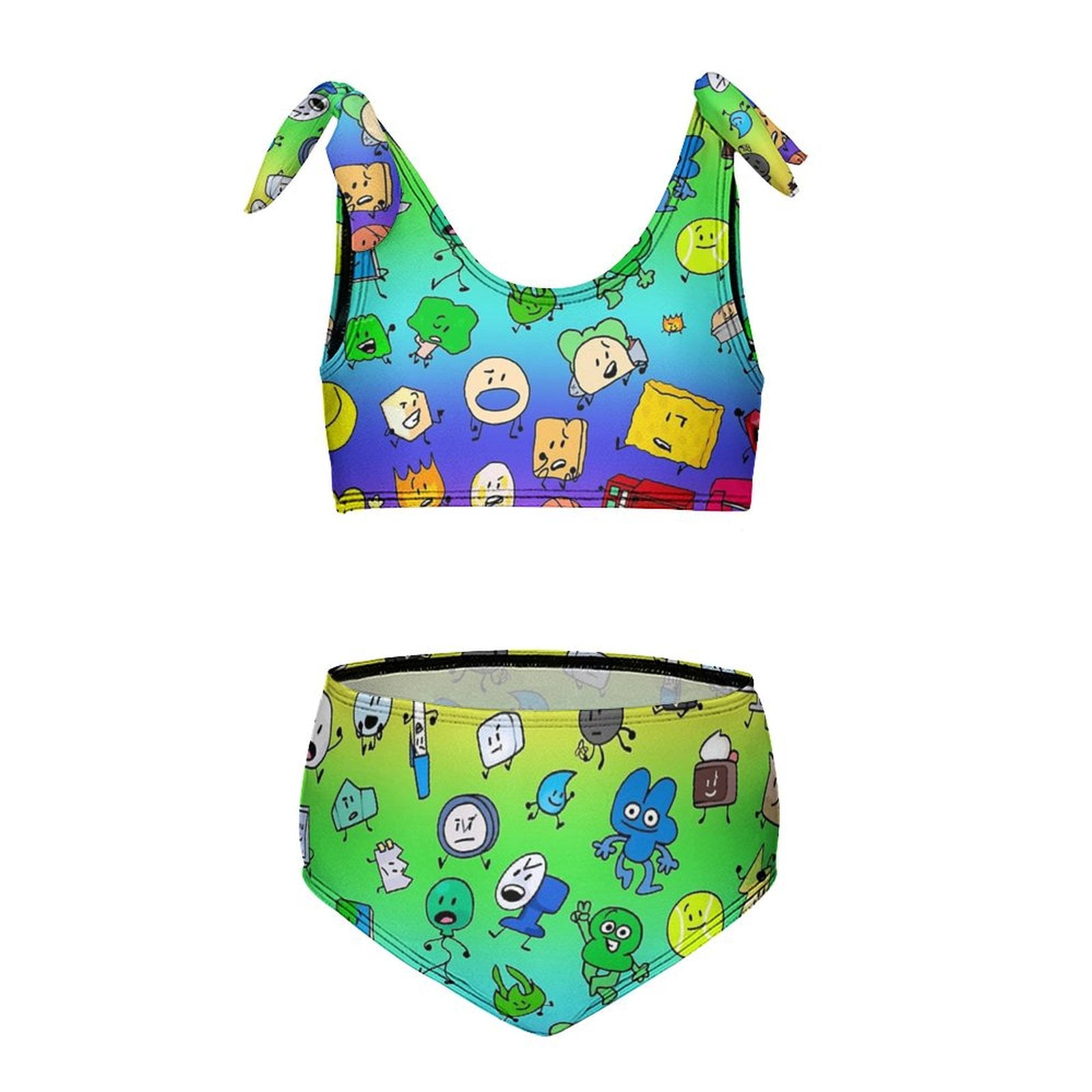 Battle For Dream Island Girls Swimsuits Set 2pcs Summer Holiday Bathing ...