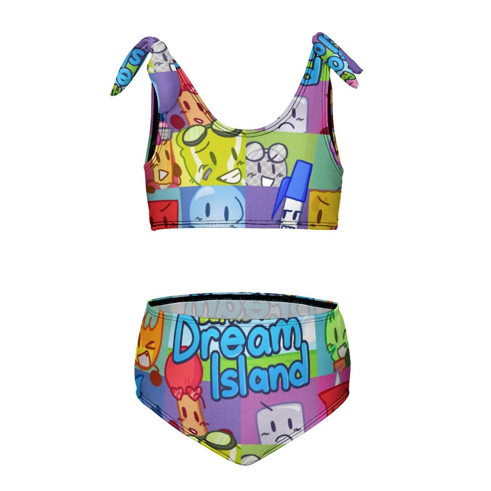 Battle For Dream Island Girls Swimsuits Set 2pcs Summer Holiday Bathing ...