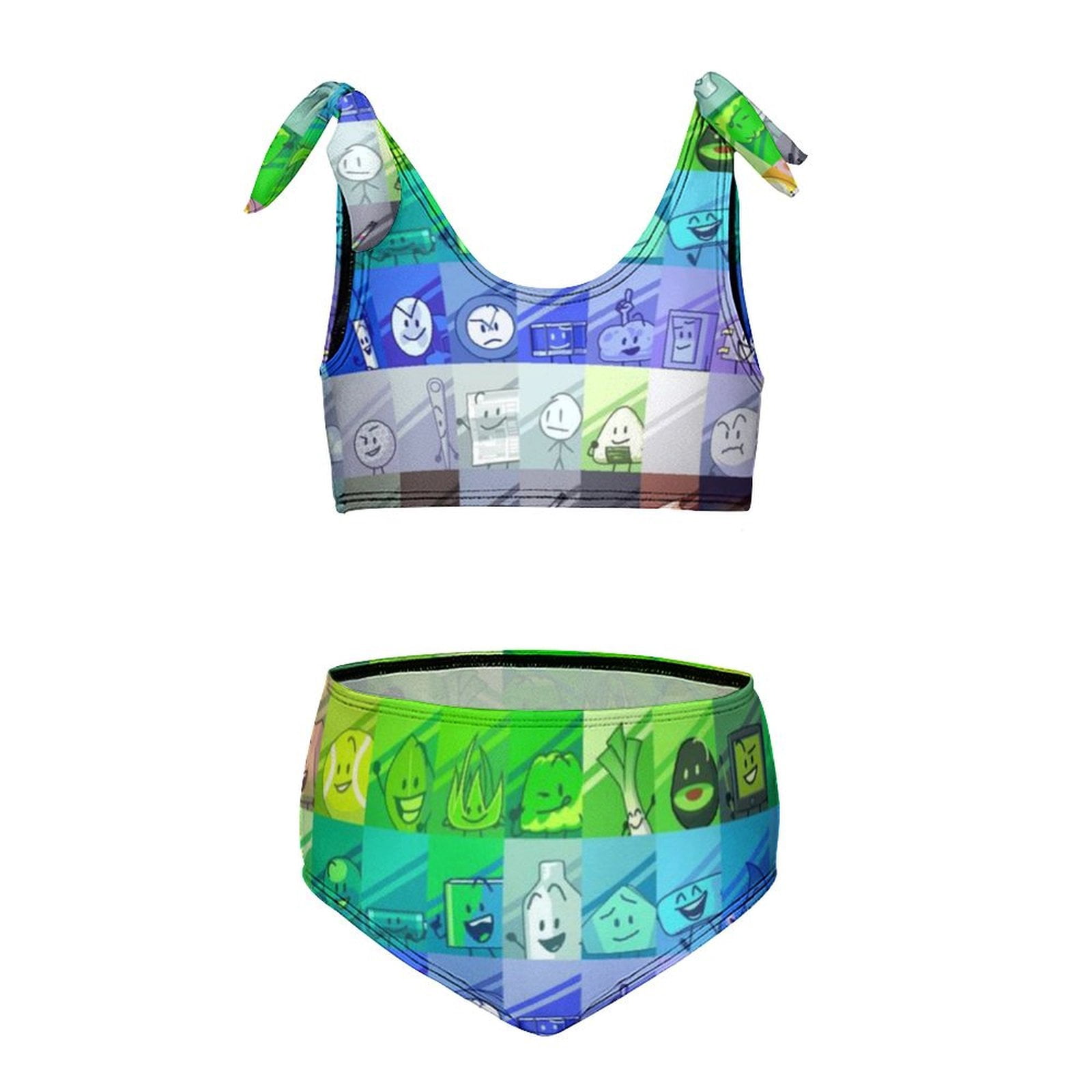 Battle For Dream Island Girls Swimsuits Set 2pcs Summer Holiday Bathing ...