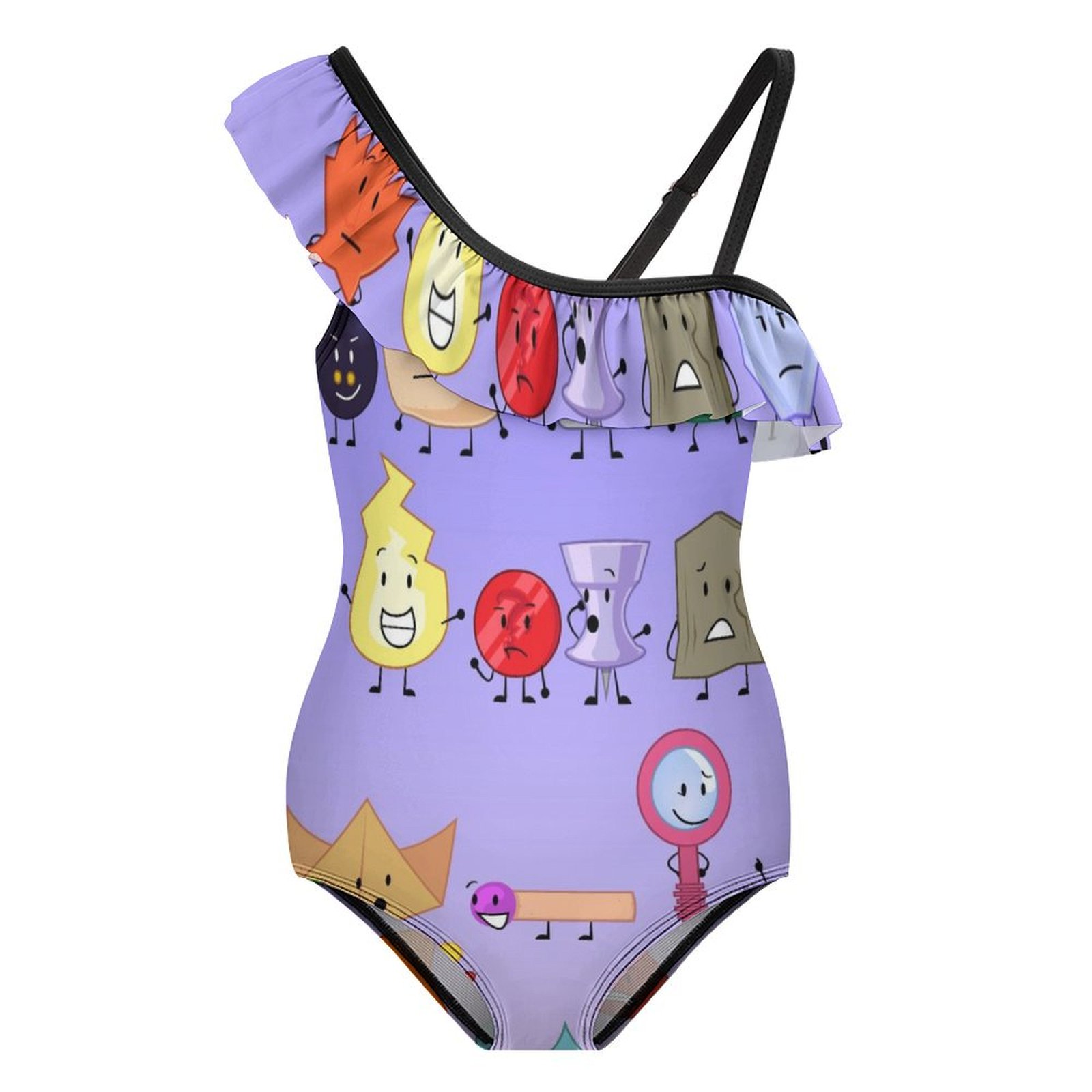 Battle For Dream Island Kids Swimsuit Swimwear Adjustable One Shoulder ...