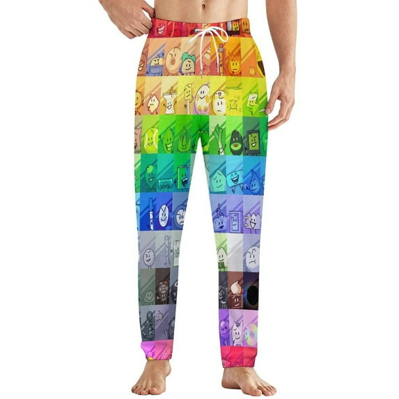 Battle For Dream Island Mens Pajama Pants Microfleece Pajama Bottoms ...