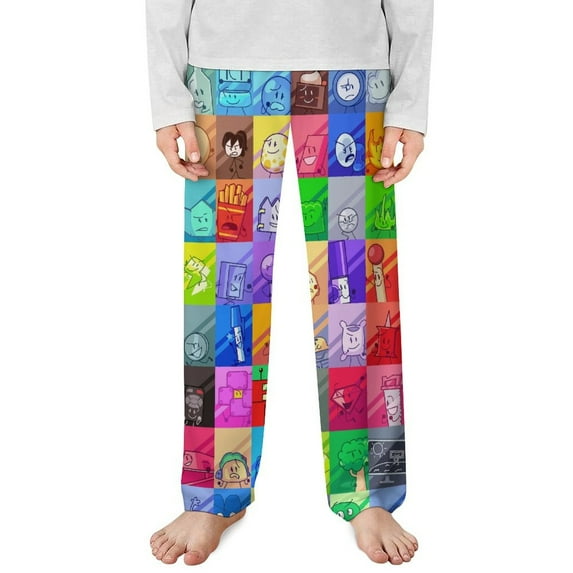Battle For Dream Island Pajama Pants Sleep Pants Soft Elastic Waist PJ ...