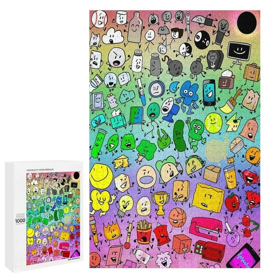 Battle For Dream Island Puzzle - 1000 PCS Jigsaw Puzzle - Walmart.com