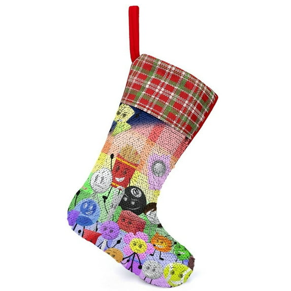 Battle For Dream Island Sequin Christmas Stocking - Hanging Stockings ...