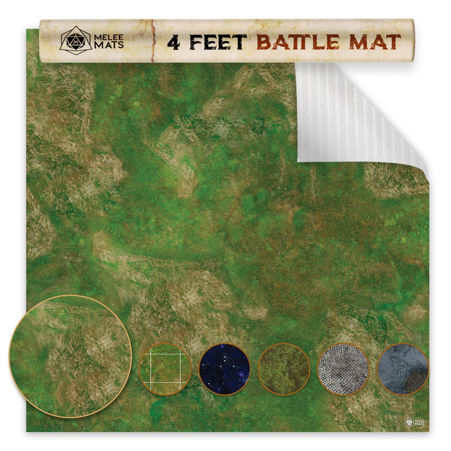 Battle Game Mat - 48x48 - Dungeons Tabletop Dragons Dice Role Playing ...
