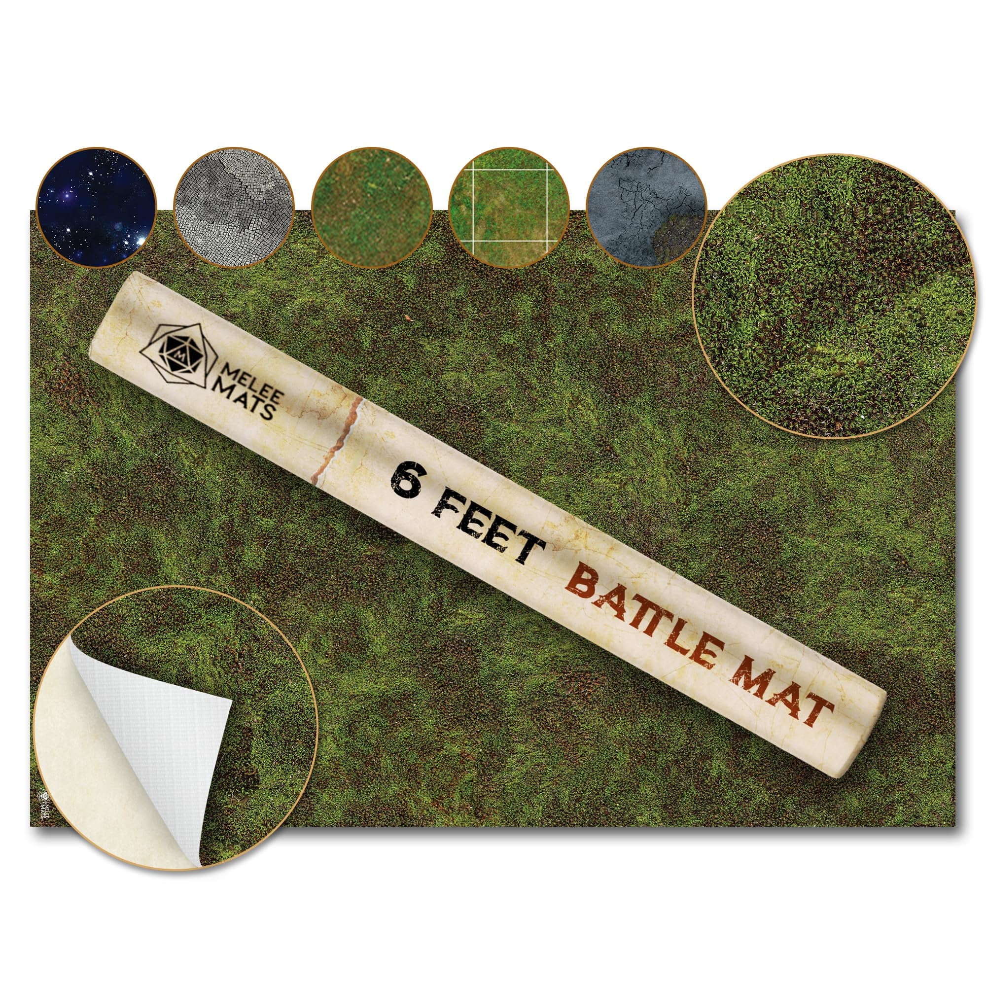 Battle Game Mat for DND - [48" x 72"] Wargaming Tabletop Map - Gaming ...