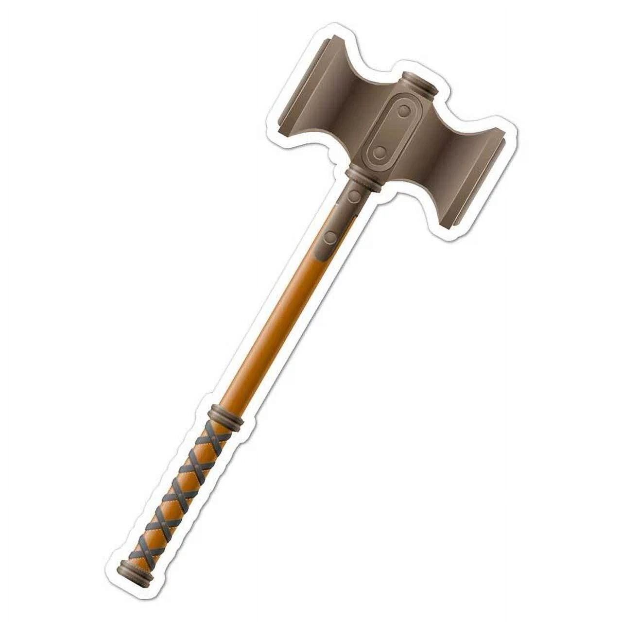 Battle Hammer Thor Sticker Indoor Outdoor Phone Decal Water Bottle ...