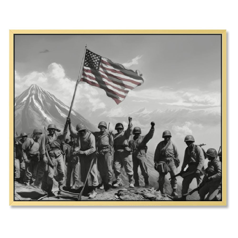 Battle of Iwo Jima, American Flag of Iwo Jima, Inspirational Memorial ...
