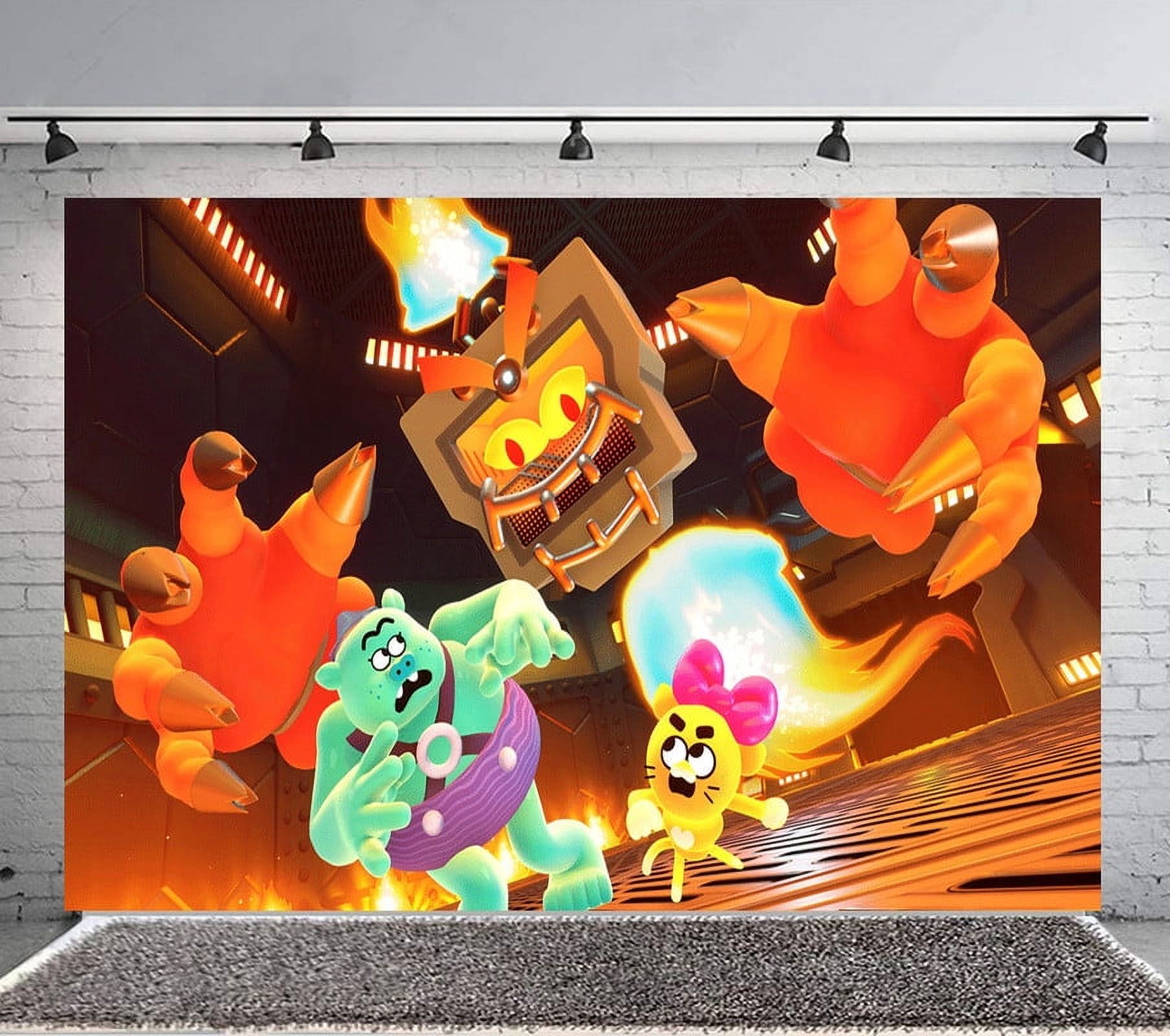 Battle Kitty Backdrop Banner Party Supplies Poster Movie Theme ...