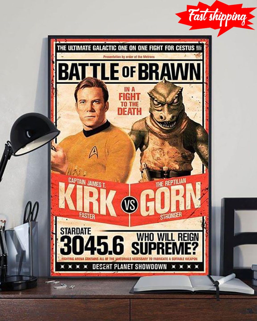 Battle Of Brawn In A Fight To The Death Captain James T.Kirk Faster VS ...