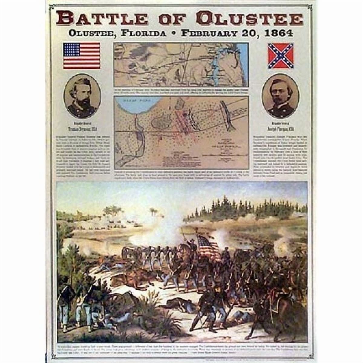Battle Of Olustee Civil War Poster 18" X 24" - Walmart.com