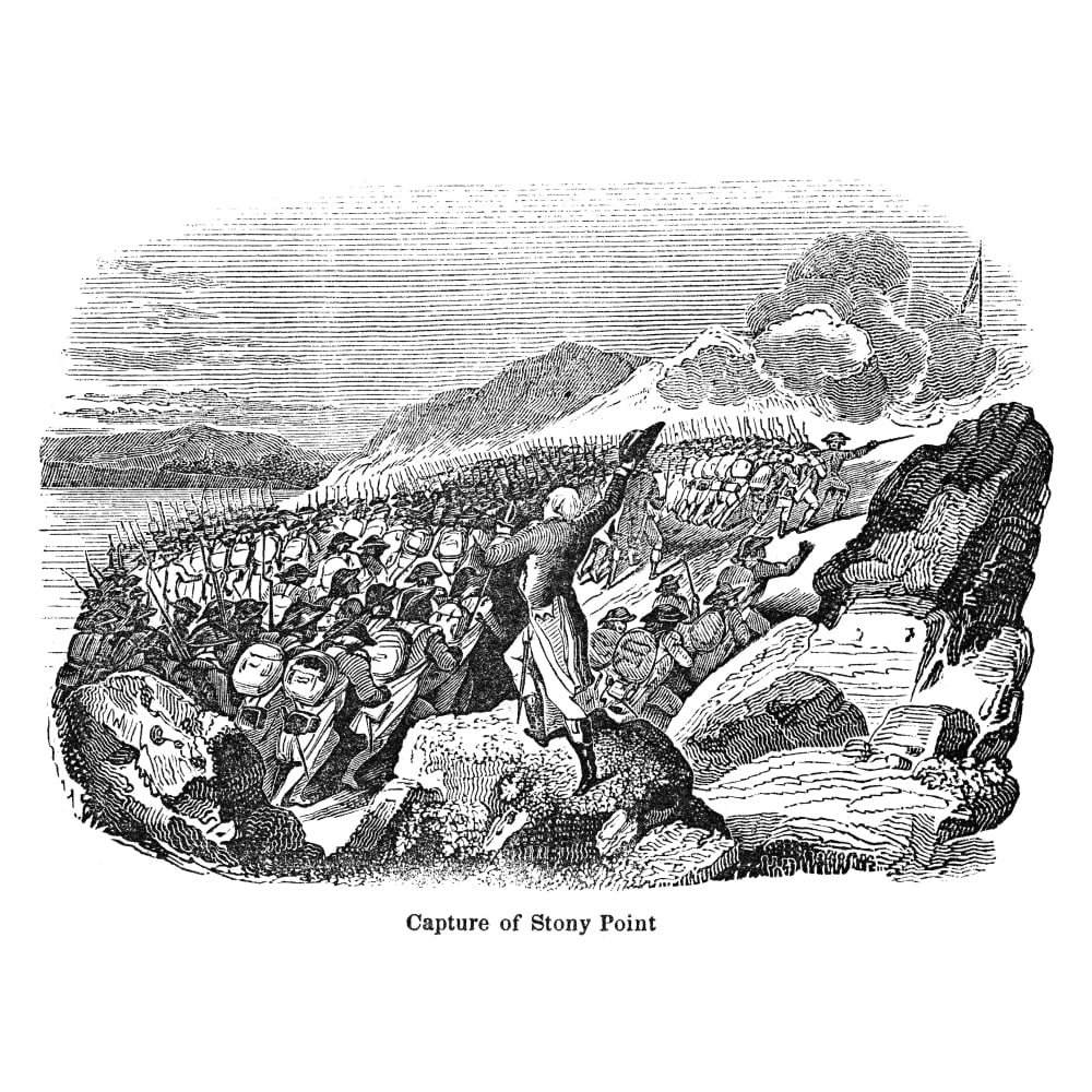 Battle Of Stony Point 1779. Namerican Troops Under General Anthony ...