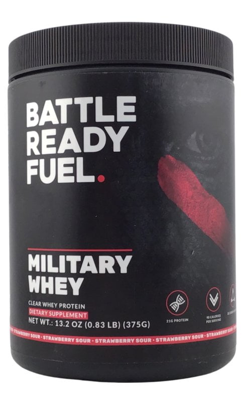 Battle Ready Fuel Military Whey Strawberry Sour Flavor 8.5 oz - Walmart.com