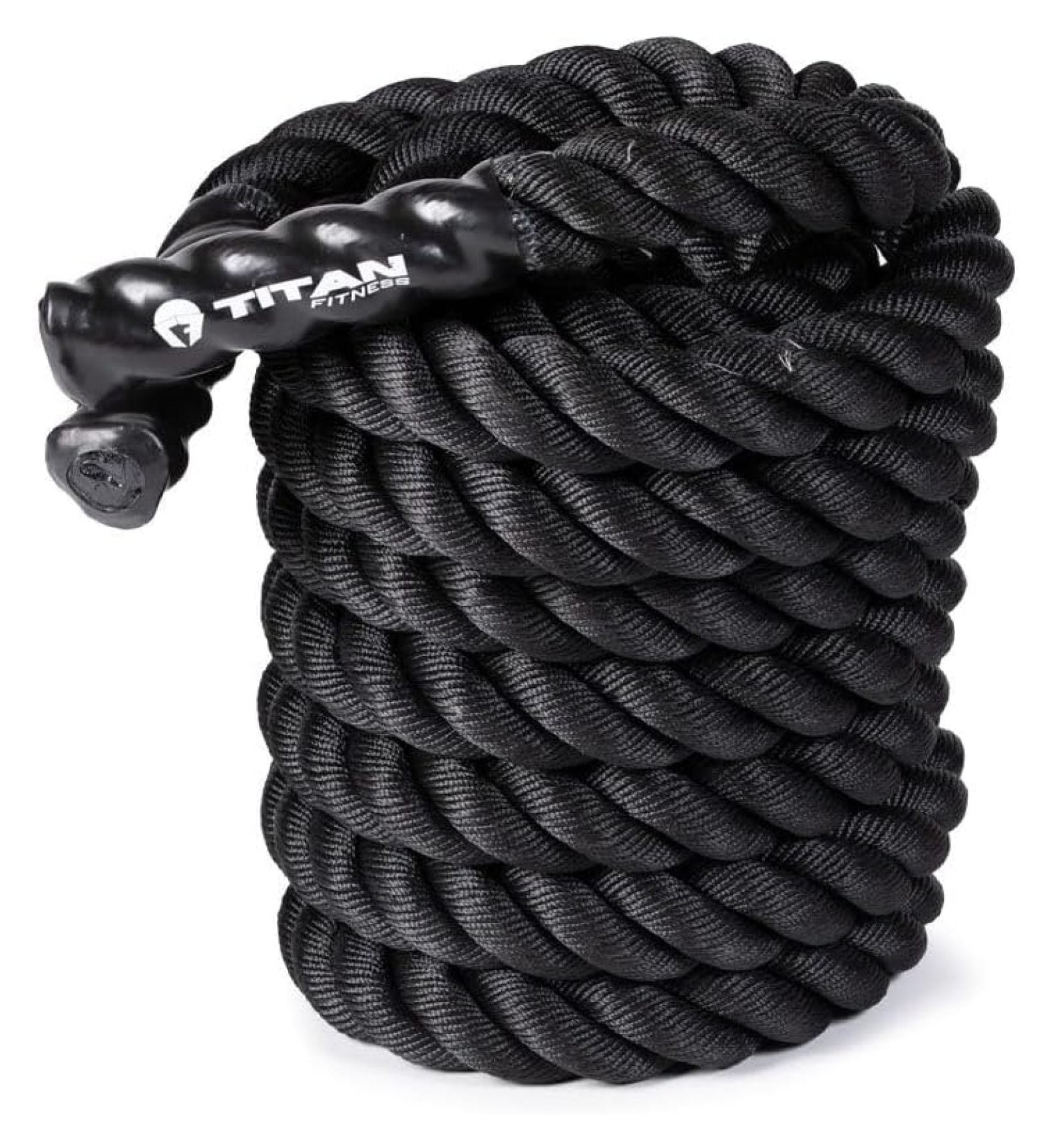 Battle Rope 30ft x 2in, Dacron Heavy Rope for Home Gym Conditioning ...
