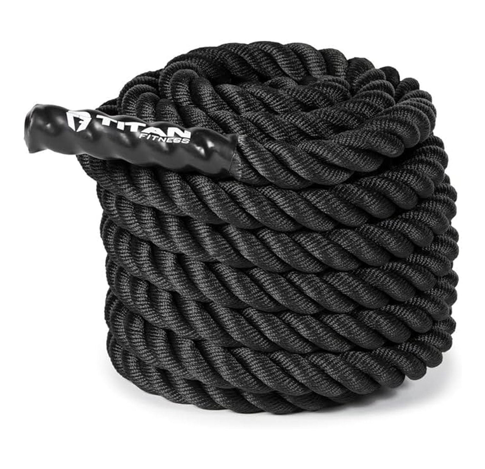 Battle Rope 40ft x 1.5in, Dacron Heavy Rope for Home Gym Conditioning ...