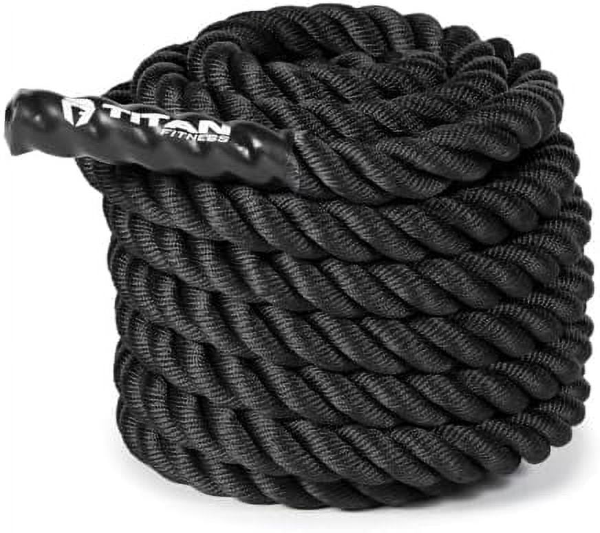 Battle Rope 40ft x 1.5in, Poly Dacron Heavy Rope for Home Gym ...