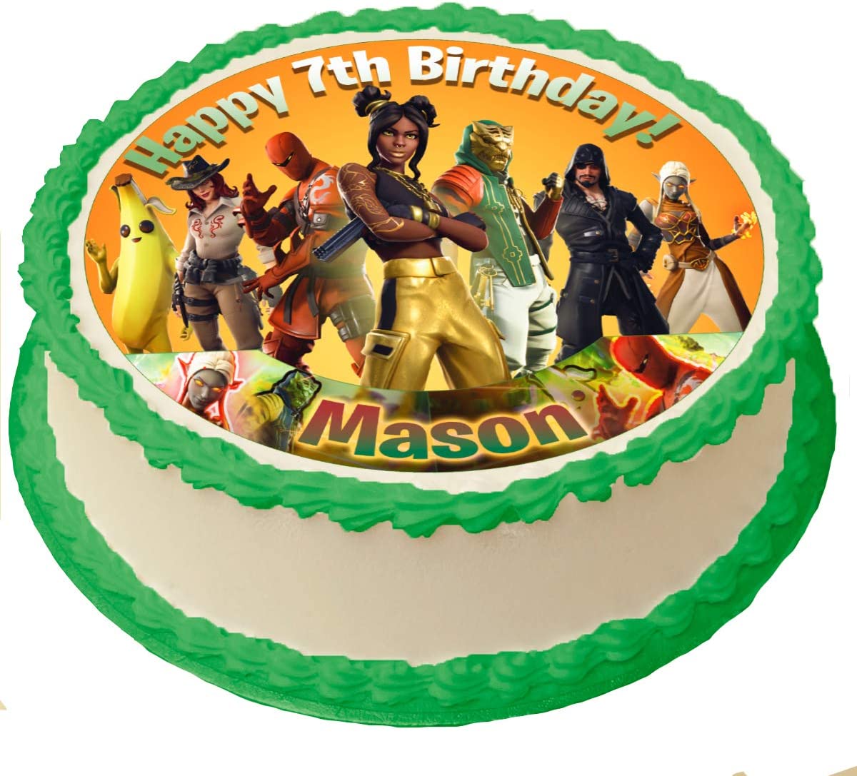 Battle Royale (8 Season) Cake Topper 8 inches Round Birthday Cake ...
