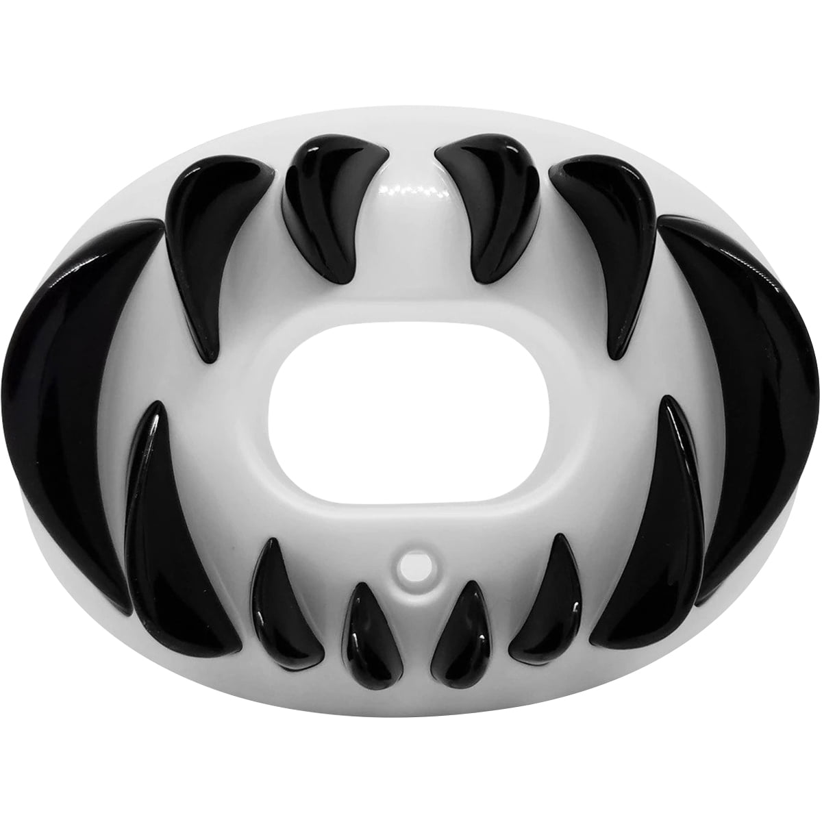 Battle Sports 3D Predator Oxygen Lip Protector Mouthguard - White/Black ...