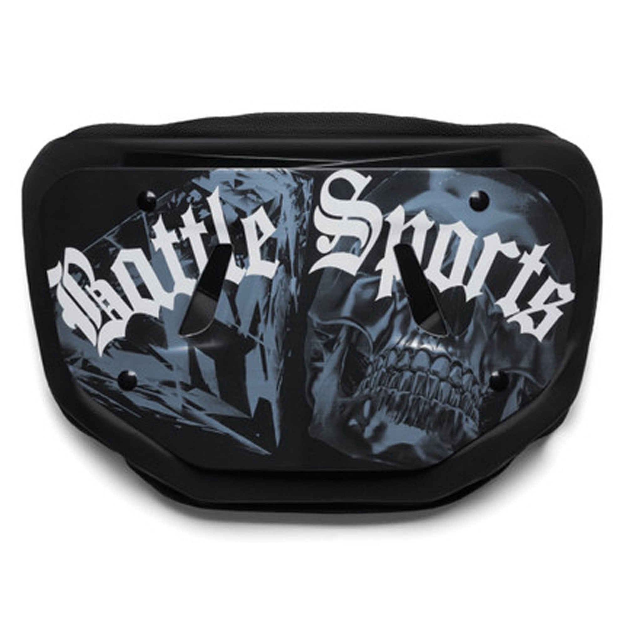 Battle Sports Adult Backplate "Chrome Skulls" - Black/White - Walmart ...