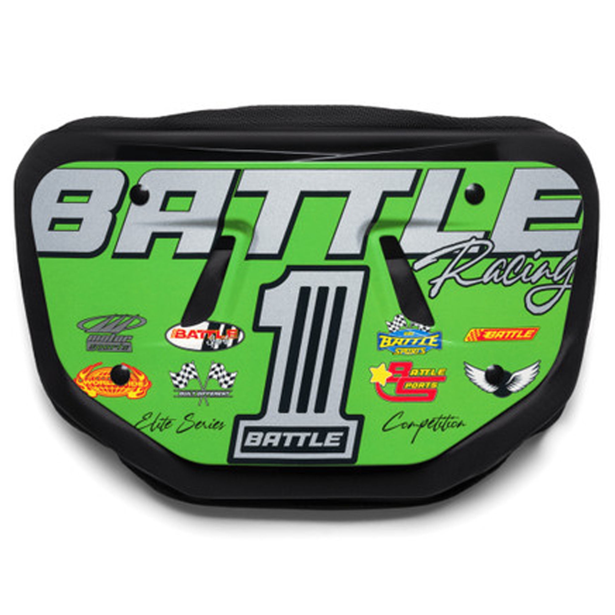 Battle Sports Adult Backplate "Racing" - Neon Green - Walmart.com