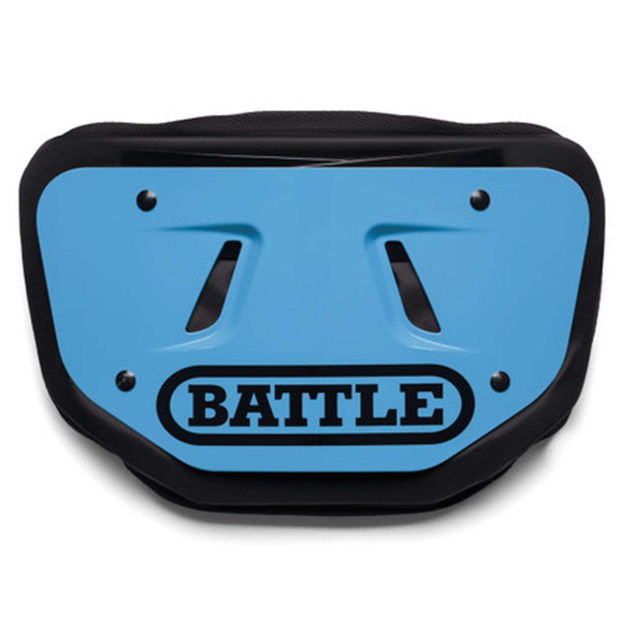 Battle Sports Adult " Battle " Logo Football Backplate - Columbia Blue ...