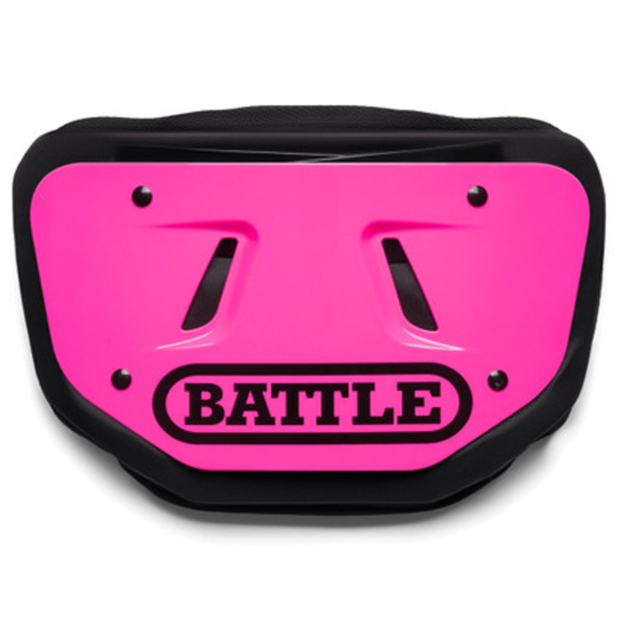 Battle Sports Adult " Battle " Logo Football Backplate - Neon Pink ...