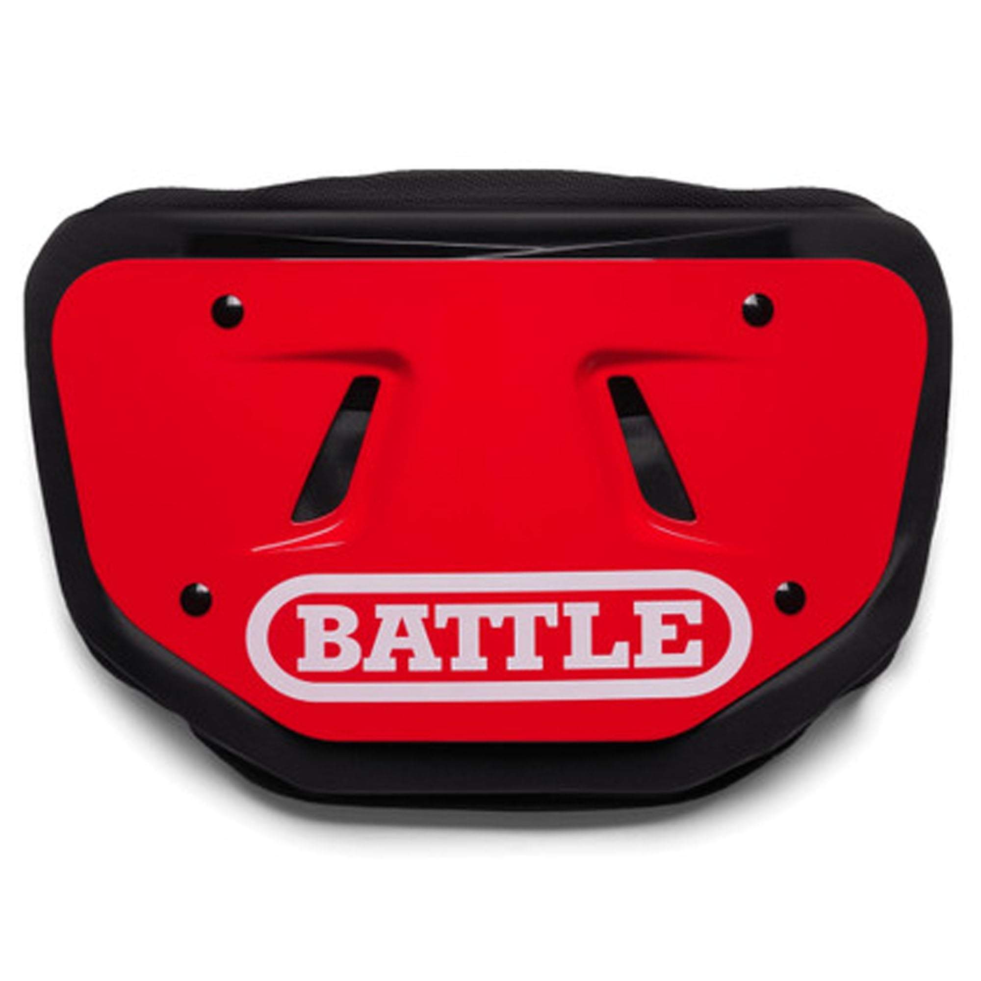 Battle Sports Adult " Battle " Logo Football Backplate - Red/White ...