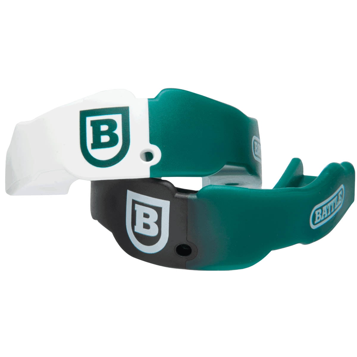 Battle Sports Adult Football Mouthguard 2-Pack with Straps - Green ...