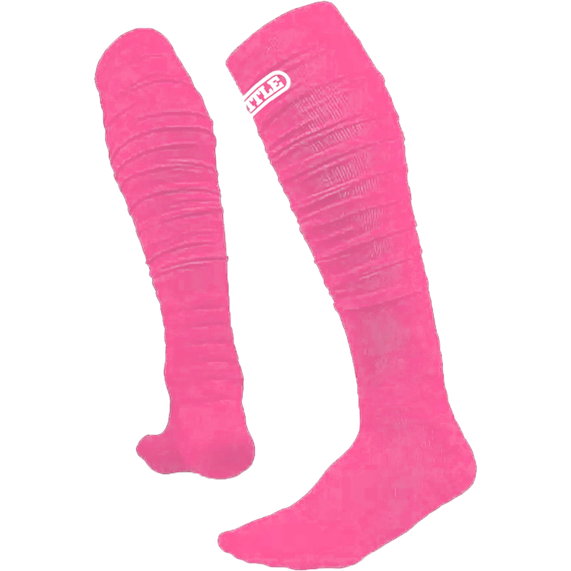 Battle Sports Adult Lightweight Long Football Socks - L/XL - Pink ...