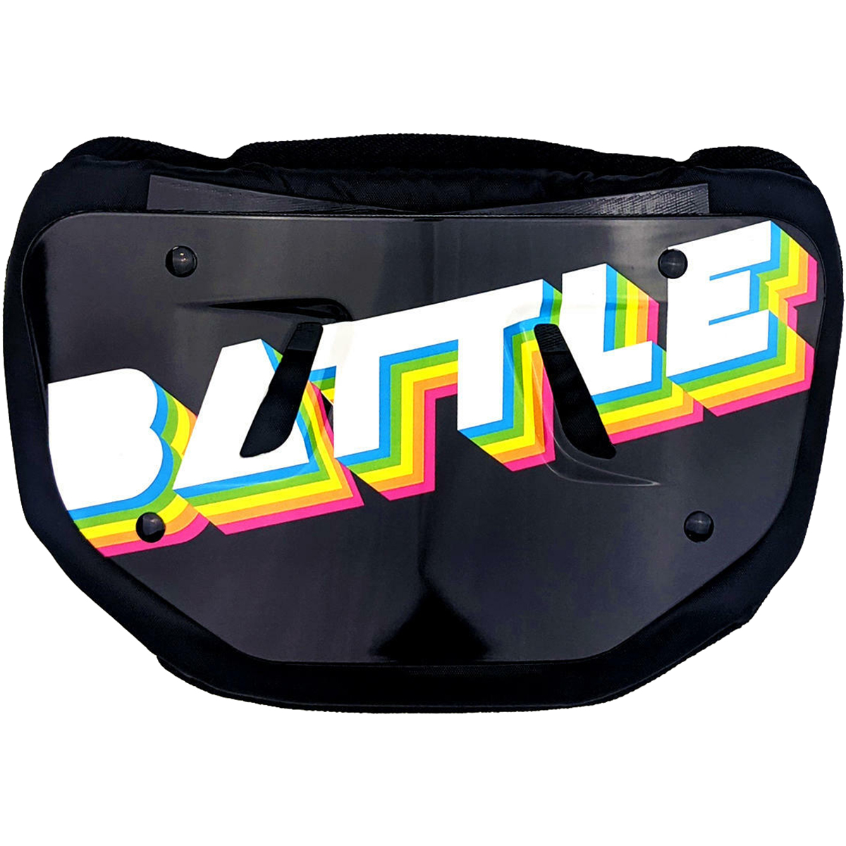 Battle Sports Adult Retro Arcade Chrome Football Back Plate - Black ...