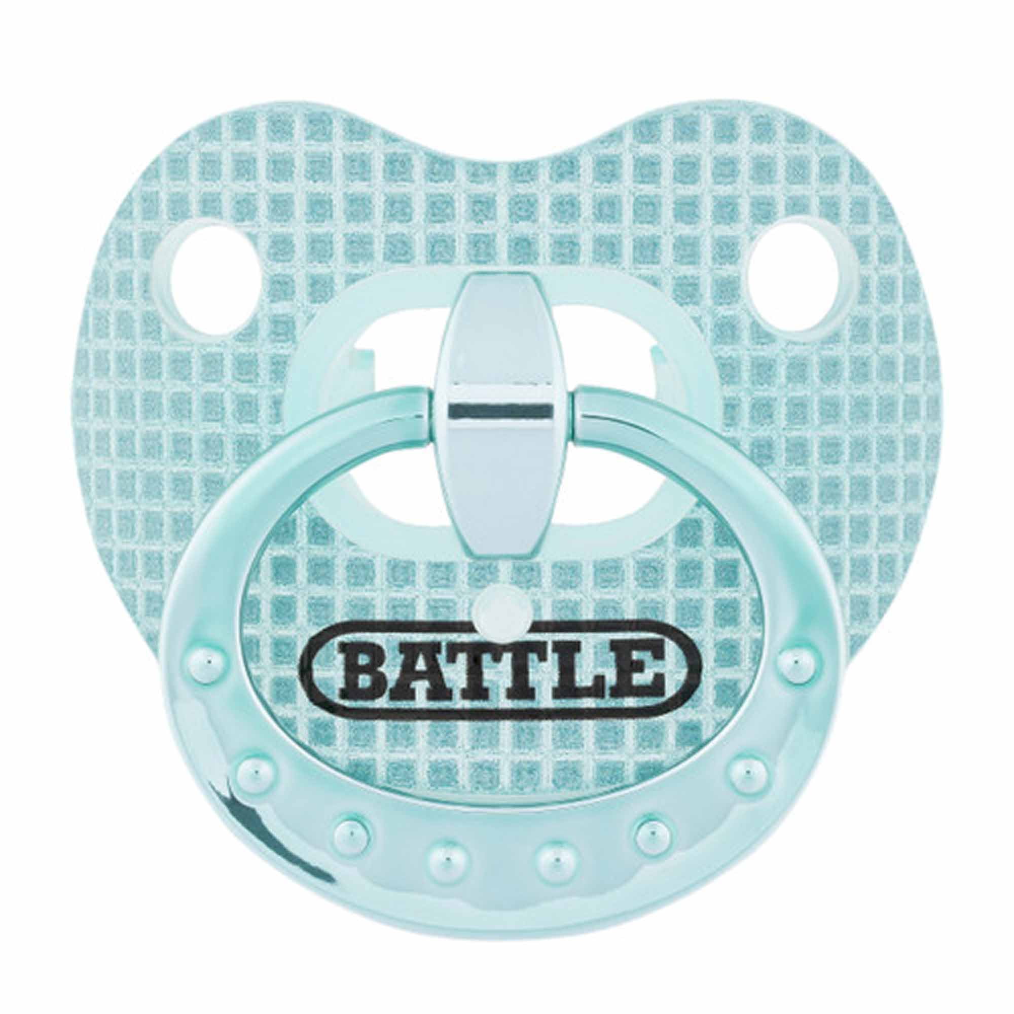 Battle Sports Binky Oxygen 3D Diamonds Lip Protector Mouthguard - Teal ...