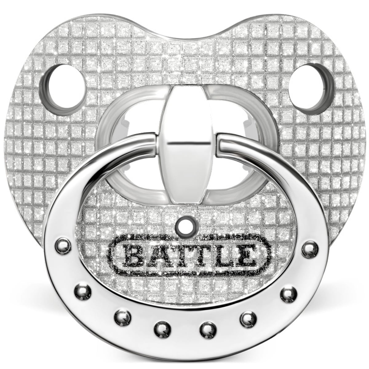 Battle Sports Binky Oxygen 3D Diamonds Lip Protector Mouthguard - White ...