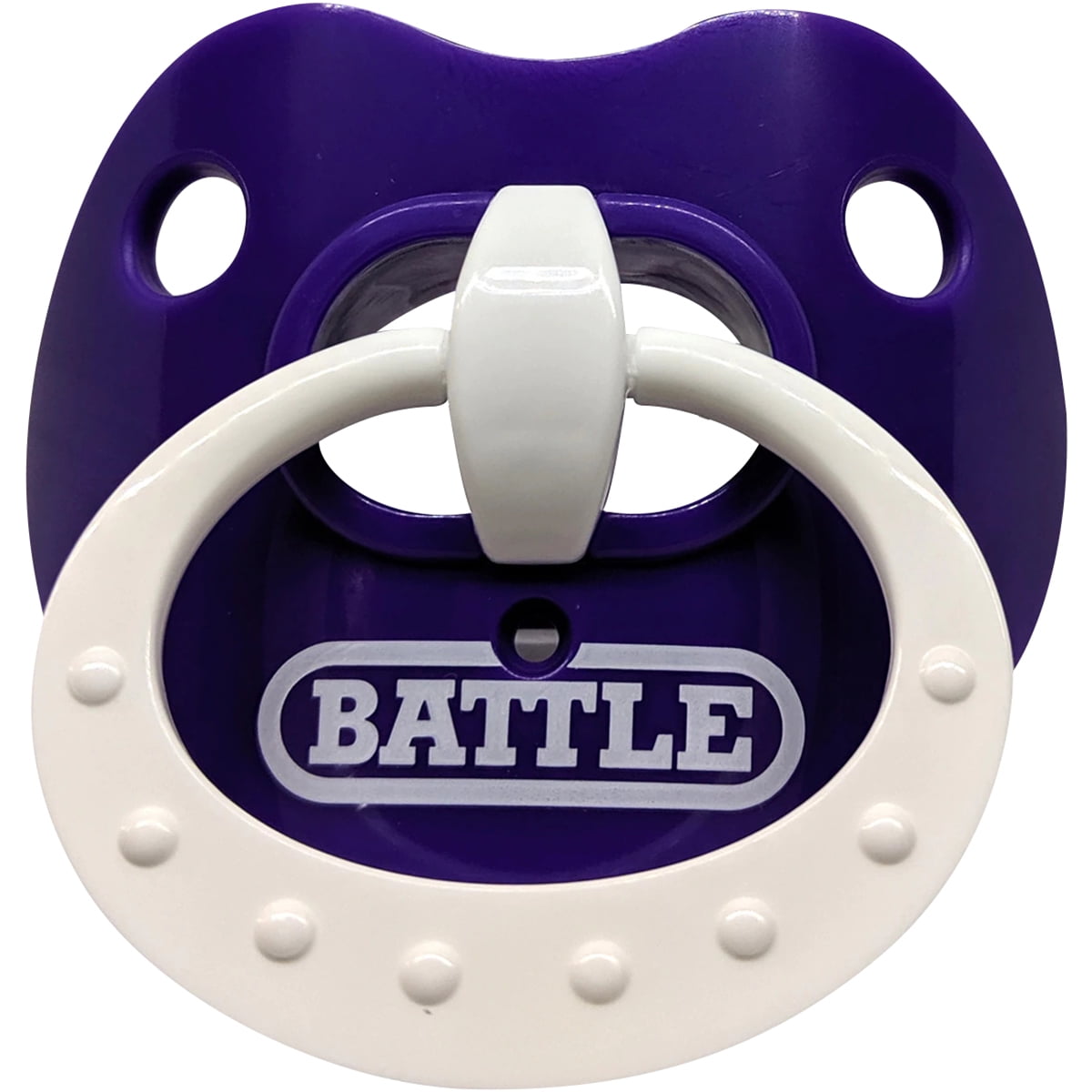 Battle Sports Binky Oxygen Lip Protector Mouthguard - Purple/White ...