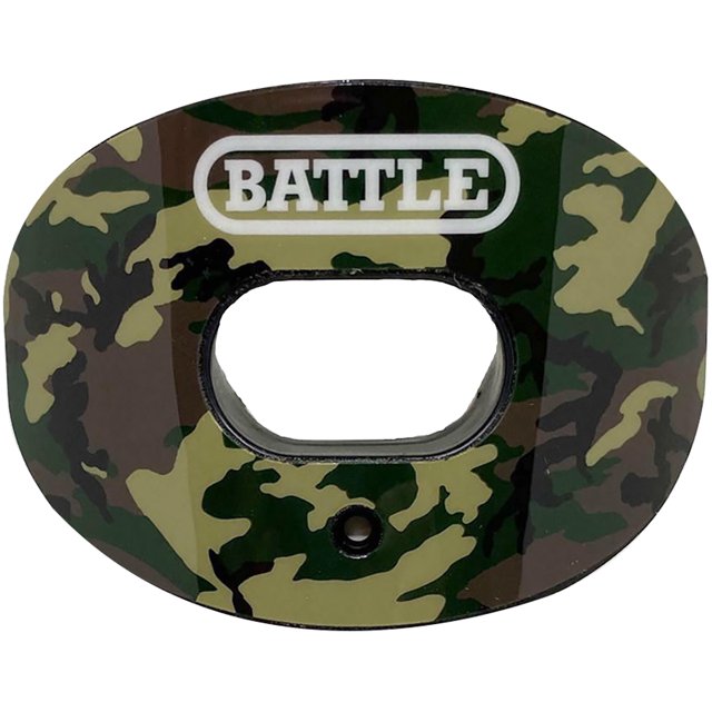 Battle Sports Camo Chrome Oxygen Lip Protector Mouthguard - Green ...