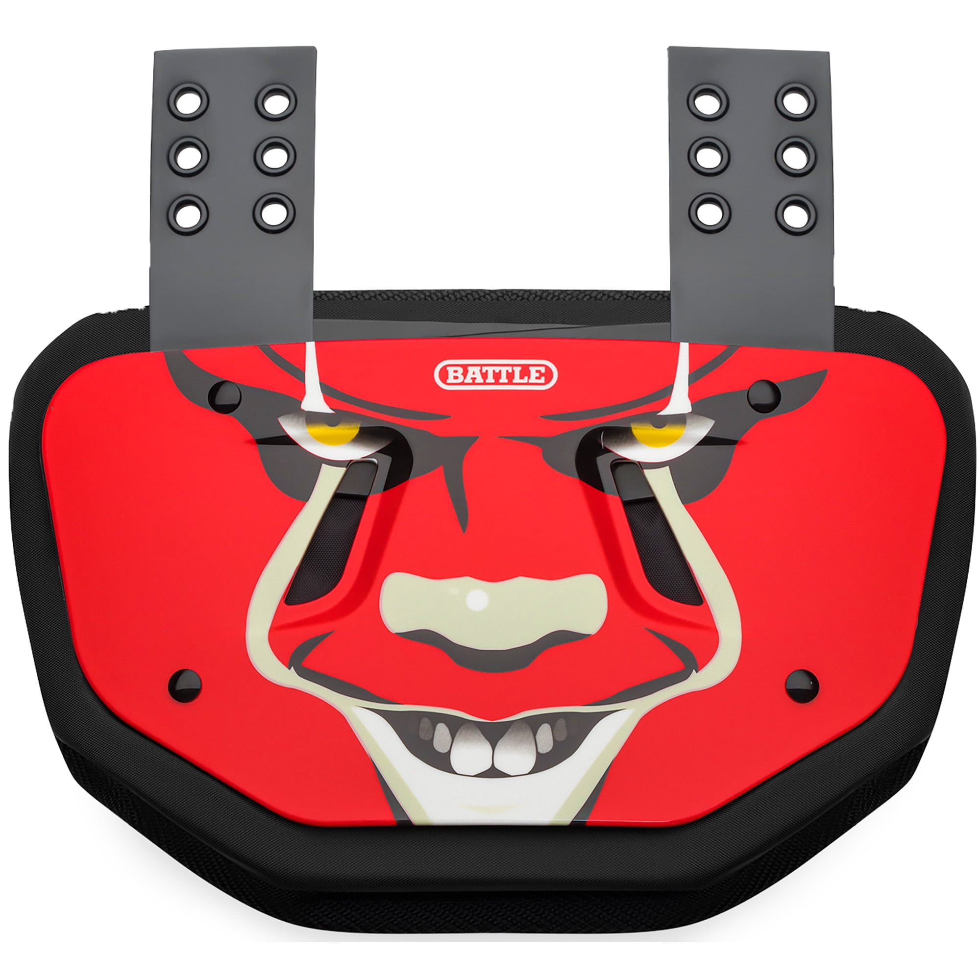 Battle Sports Clown23 Chrome Protective Football Back Plate - Adult ...