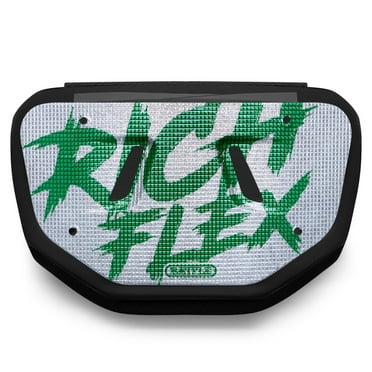 Battle Sports Slow AF Chrome Football Back Plate - Youth - Neon Green ...