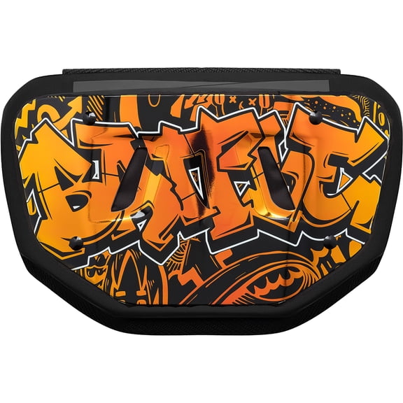 Battle Sports Adult Chrome Protective Football Back Plate - Red ...