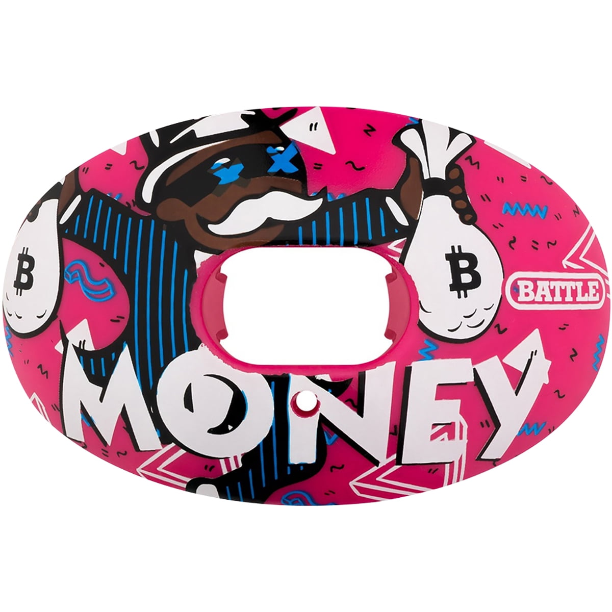 Battle Sports Money Man Oxygen Lip Protector Mouthguard - Pink ...