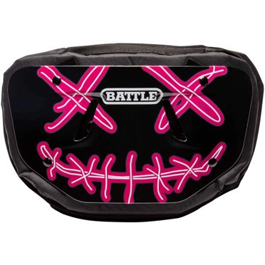 Battle Sports Kids Strap Gear: Silver Youth Chrome Protective Football ...