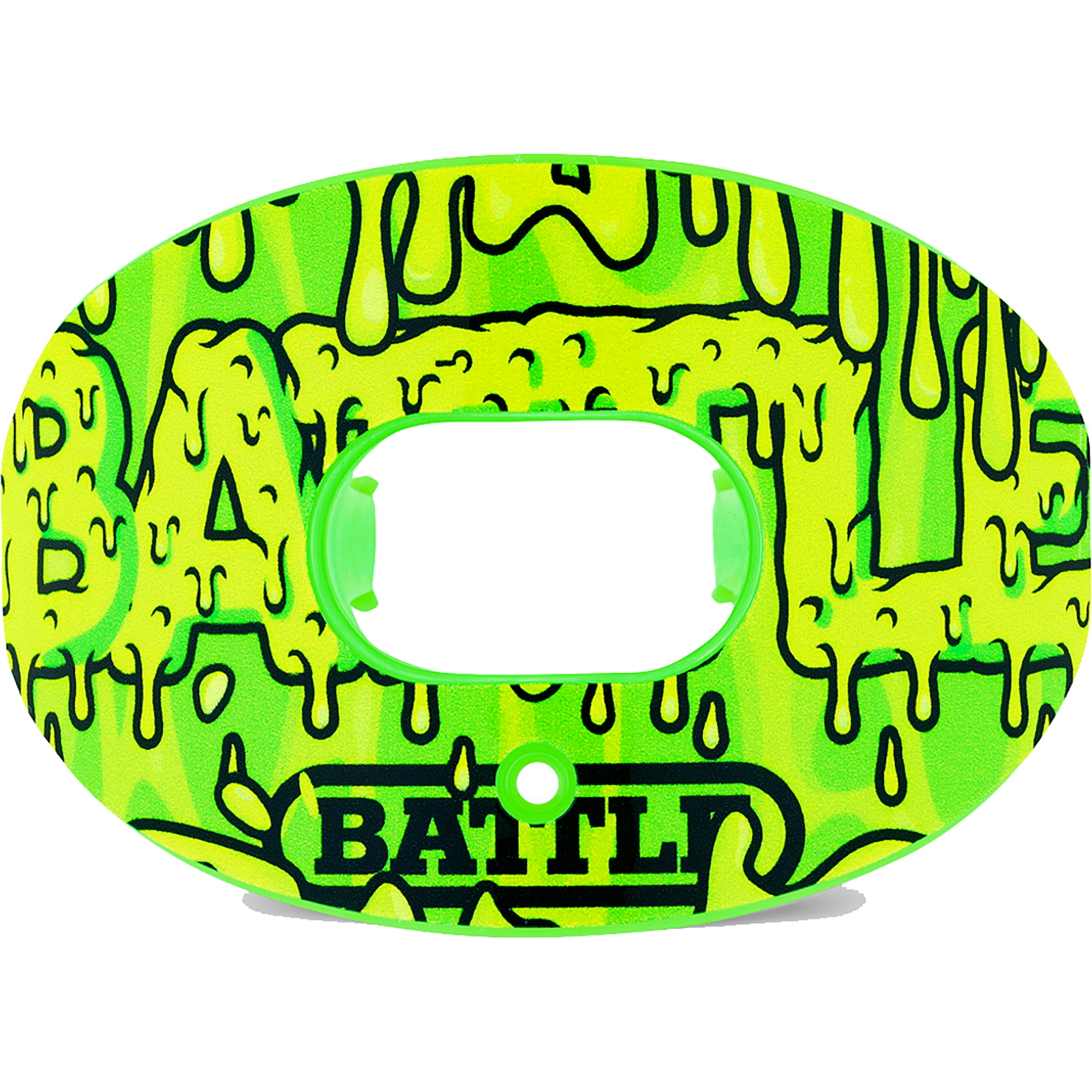 Battle Sports - "Slime" Oxygen Football Mouthguard - Neon Green ...