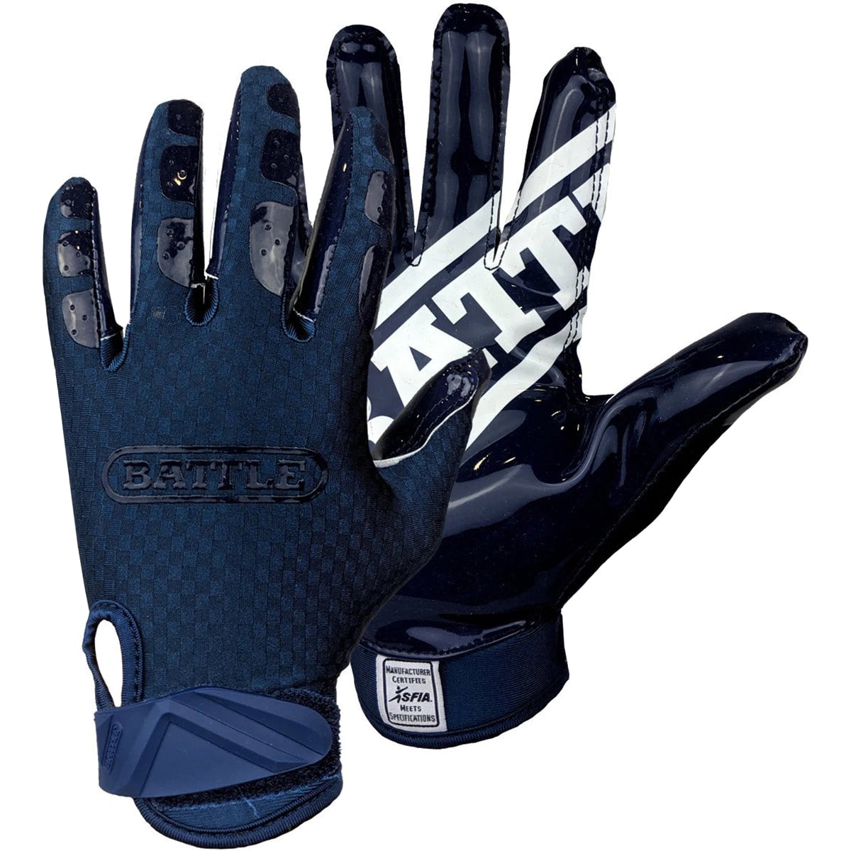 Battle Sports Triple Threat Adult Football Receiver Gloves - Small ...